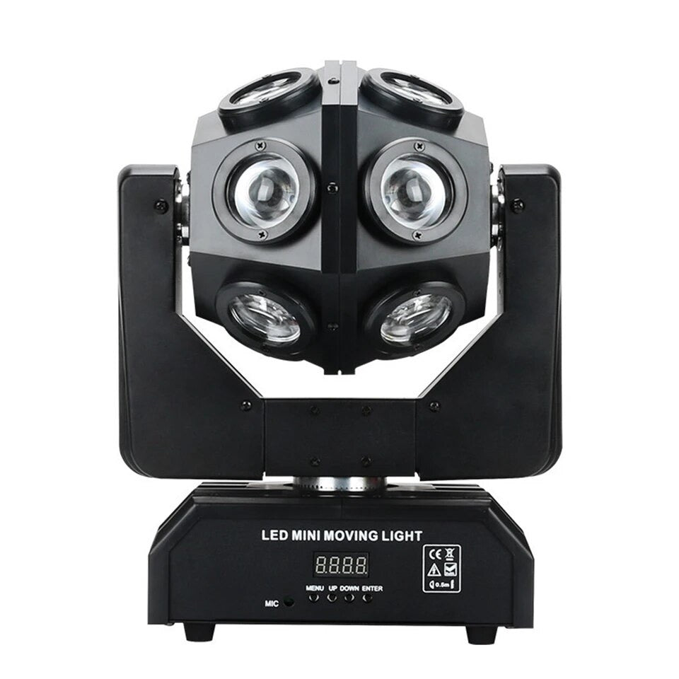 LED stage light 12*10W powerful RGBW 4 in 1 rotating beam moving head ...