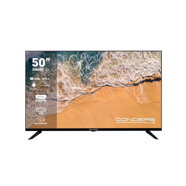 Condere 50inch Smart HD LED TV Frameless – Megamall Online Store
