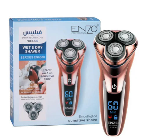 ENZO USB Rotary Rechargeable Electric Shaver – Megamall Online Store