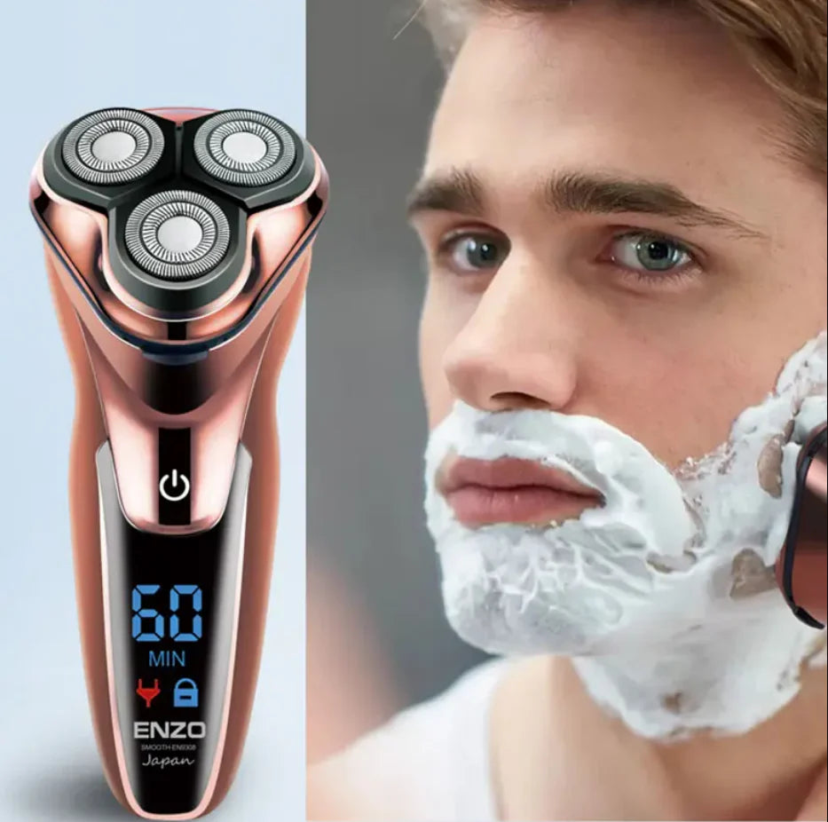 ENZO USB Rotary Rechargeable Electric Shaver – Megamall Online Store