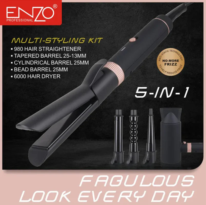 ENZO Professional Hair Straightener Curler – Megamall Online Store