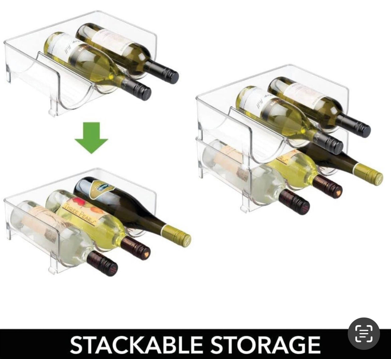 Wine Refrigerator Rack 3 Bottle – Megamall Online Store