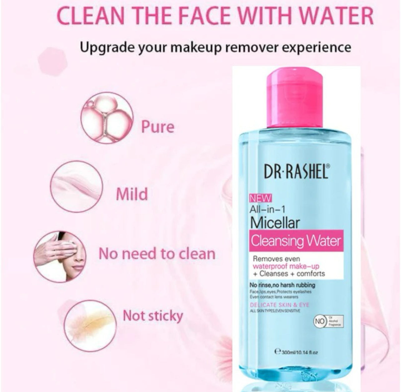 Dr. Rashel All-In-1 Micellar Cleansing Water 110ml – Megamall Online Store