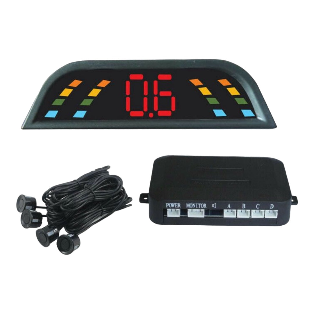 LED Display Car Parking System With 4 Reverse Sensors – Megamall Online ...