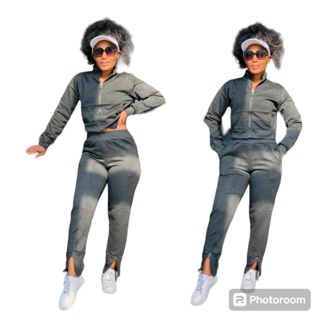 Ladies Trendy 2pc Tracksuits-Various Colours – Megamall Online Store