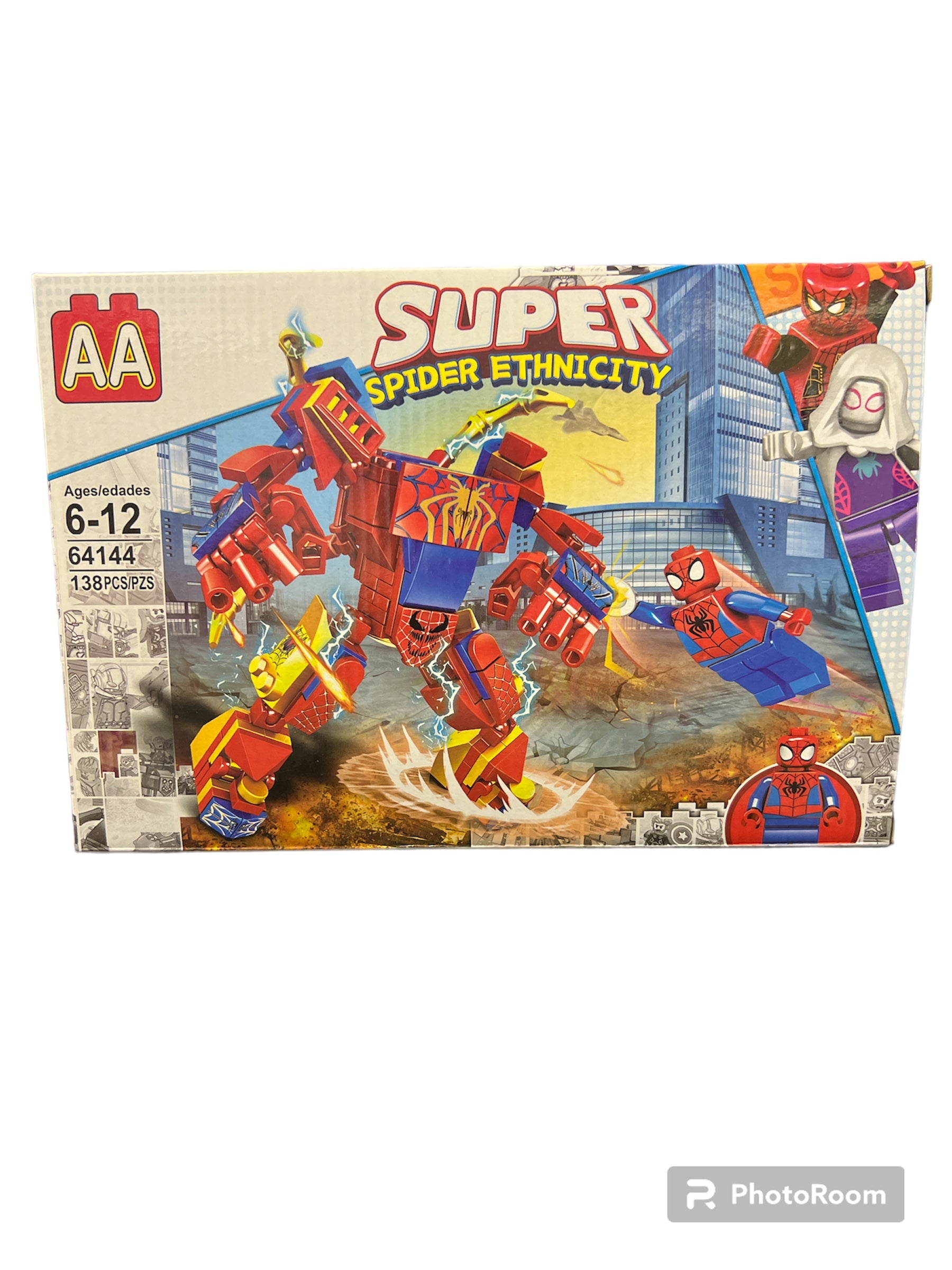 Super Spider Ethnicity Building Blocks 138pc – Megamall Online Store