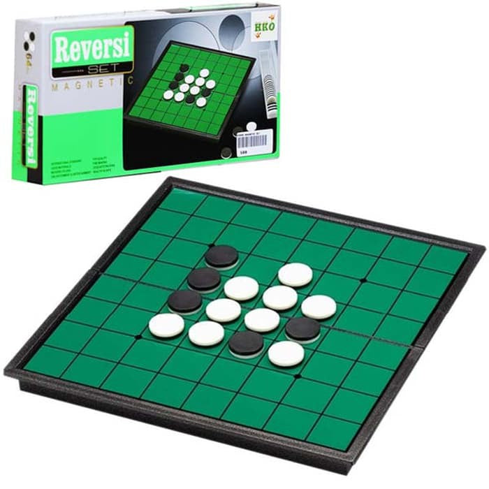 Magnetic Portable Folding Reversi Othello Board Chess Standard Educati ...