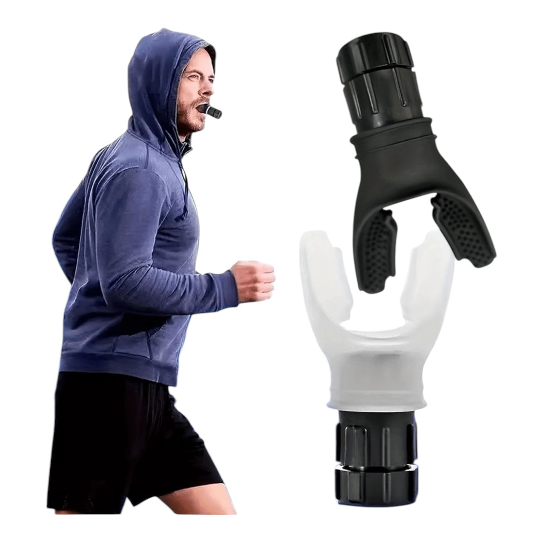 Oxyflow Exercise Trainer, Portable Respiratory Muscle Trainer with Adj ...