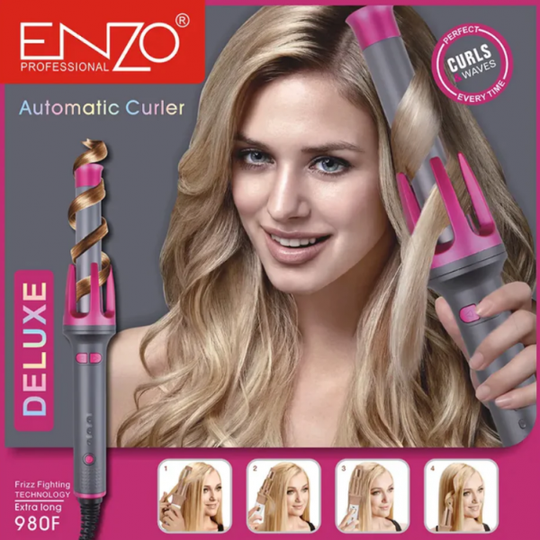 ENZO 360 Auto Rotating Curling Iron – Megamall Online Store