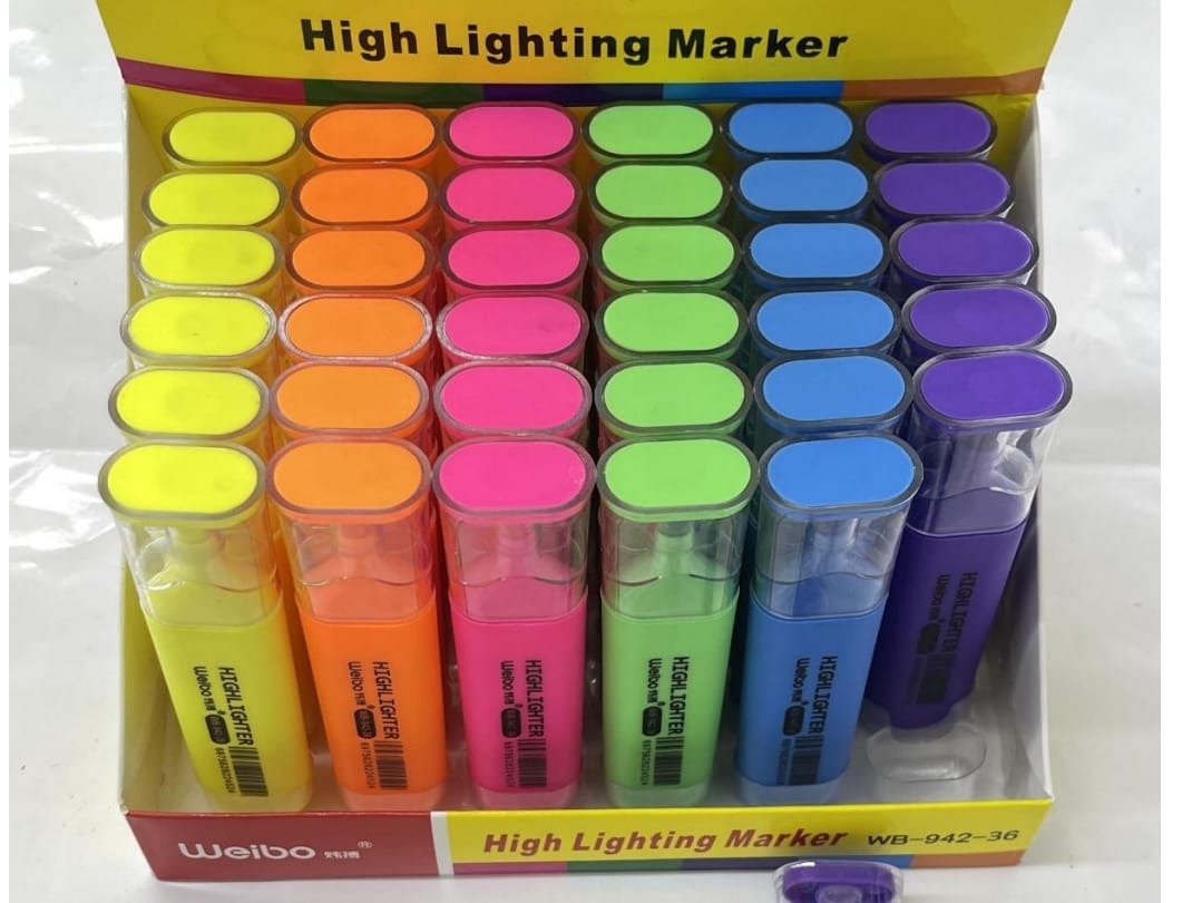Highlight Markers 6 Colours – Megamall Online Store