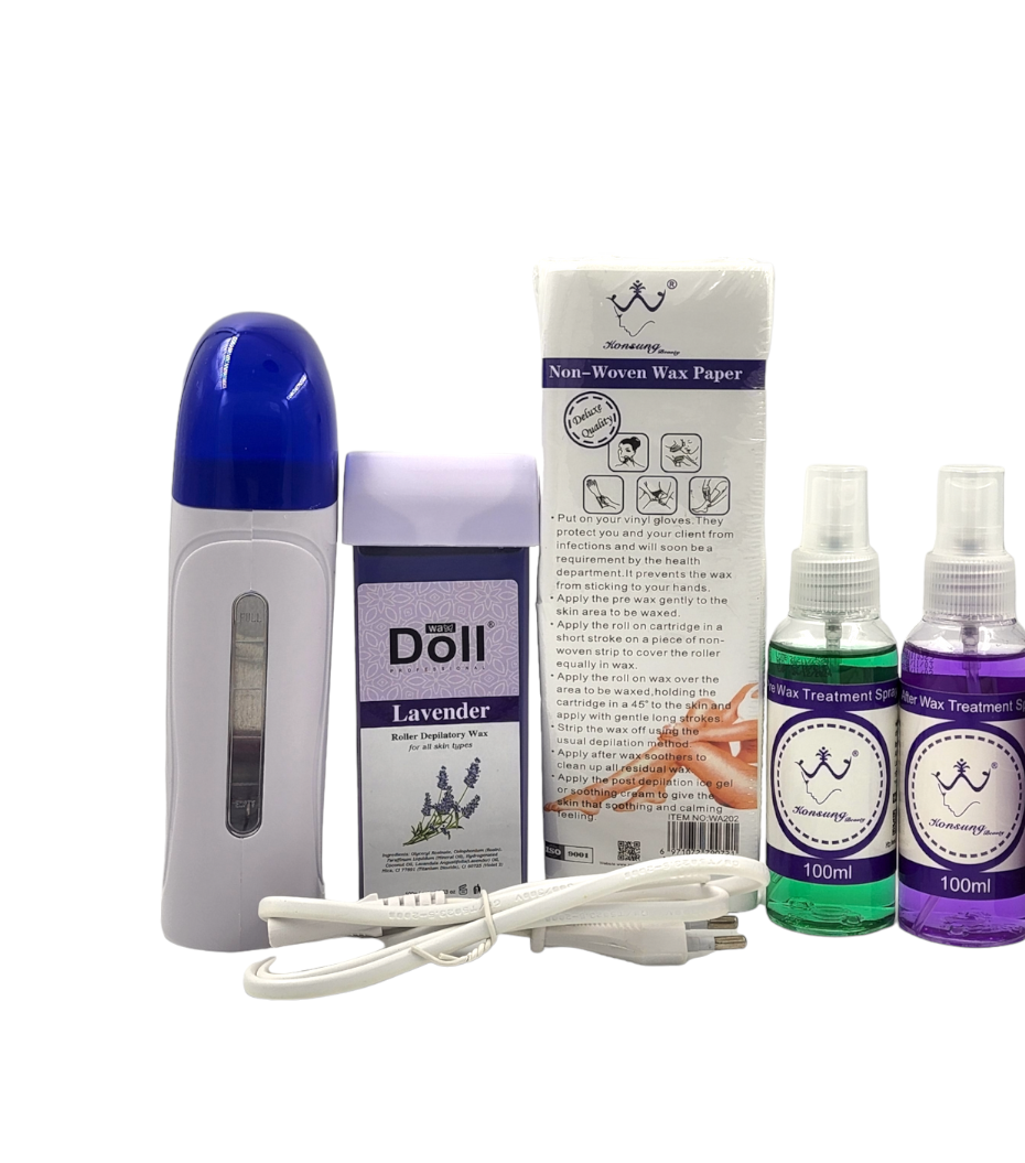 Professional 5 pc Depilatory Waxing Hair Removal Kit 1 – Megamall ...