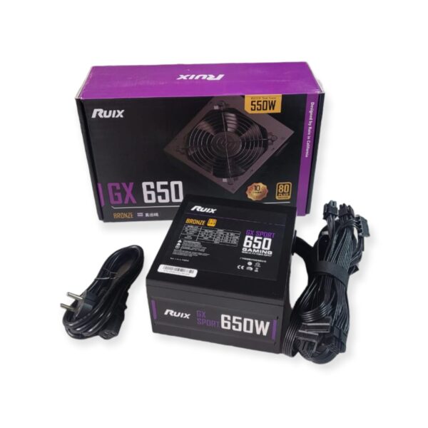 RUIX GX650 Gaming Power Supply 550W – Megamall Online Store