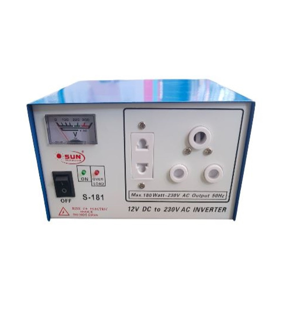 SUN Solar Powered Inverter S-181 – Megamall Online Store