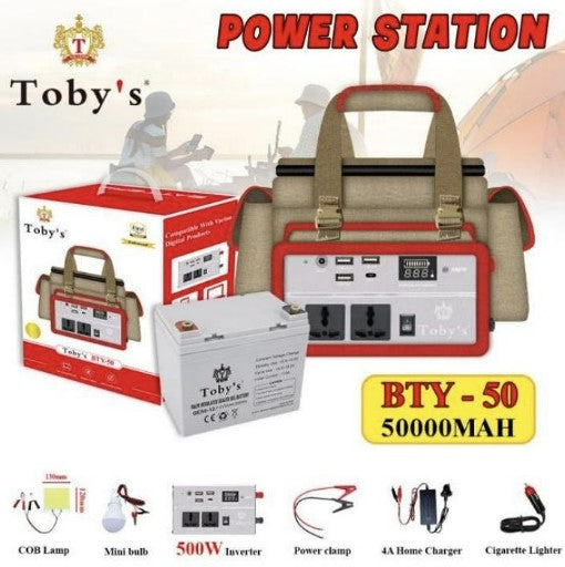 TOBY'S Battery & Power Station For Camping 300W/400W/500W – Megamall Online Store