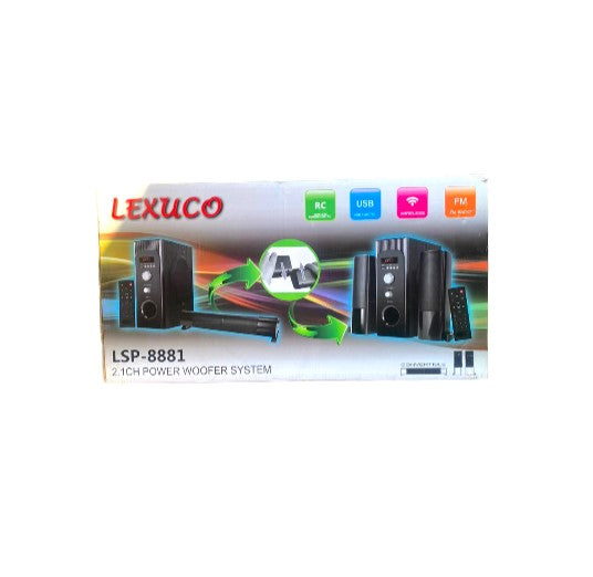 LEXUCO 2.1 Inch Power Woofer System LSP-8881 – Megamall Online Store
