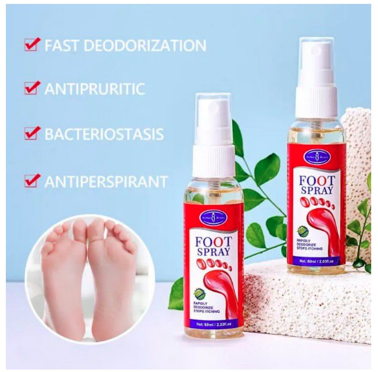 Sweaty Feet & Anti - Bacterial Foot Odour Spray – Megamall Online Store