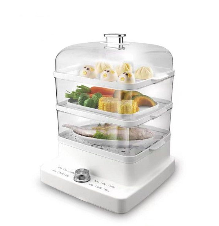 RAF White Electric Food Steamer 1200W – Megamall Online Store