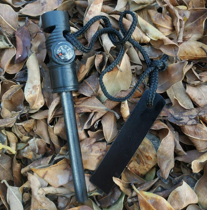 Fire Starter, Whsitle , Compass - 3 in 1 Survival Multi-Tool – Megamall ...
