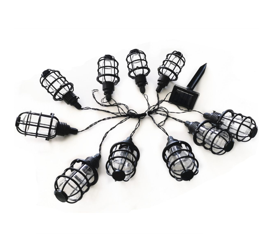 Solar Cage String Lights - Decorative Ambient Lighting – Megamall ...