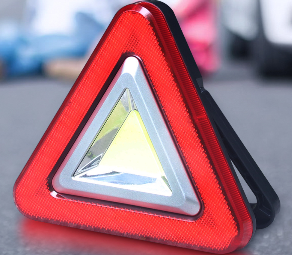 Multi-Function LED Light Emergency, Triangle Warning Sign Floodlight ...