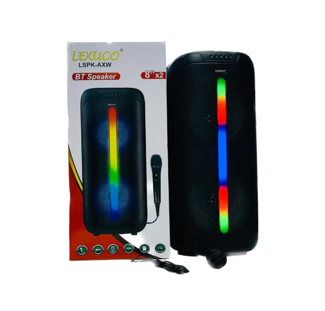 Lexuco LSPK-ASW Bluetooth Speaker 2x8inch – Megamall Online Store