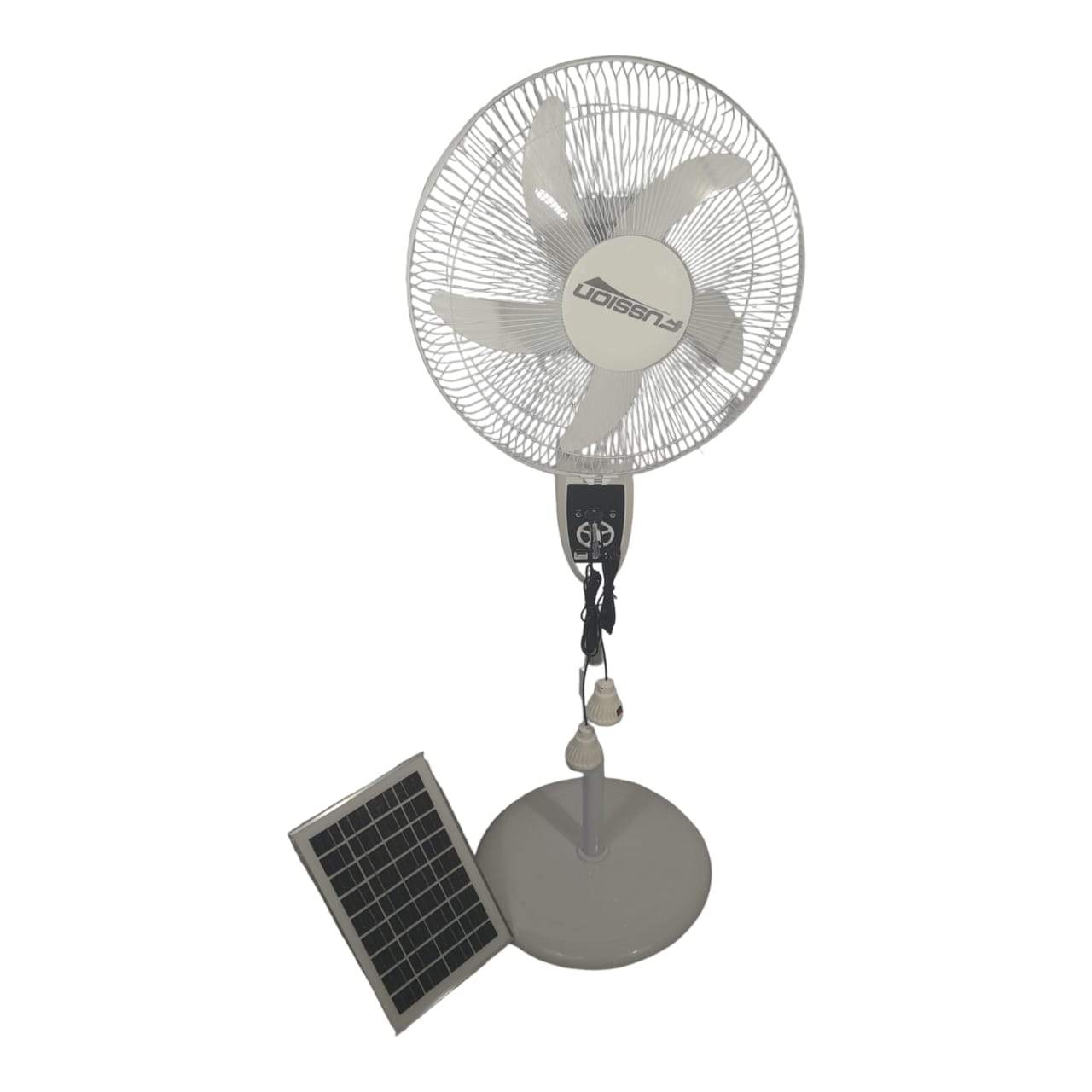 16'' Solar Rechargeable Standing Fan with Lights – Megamall Online Store