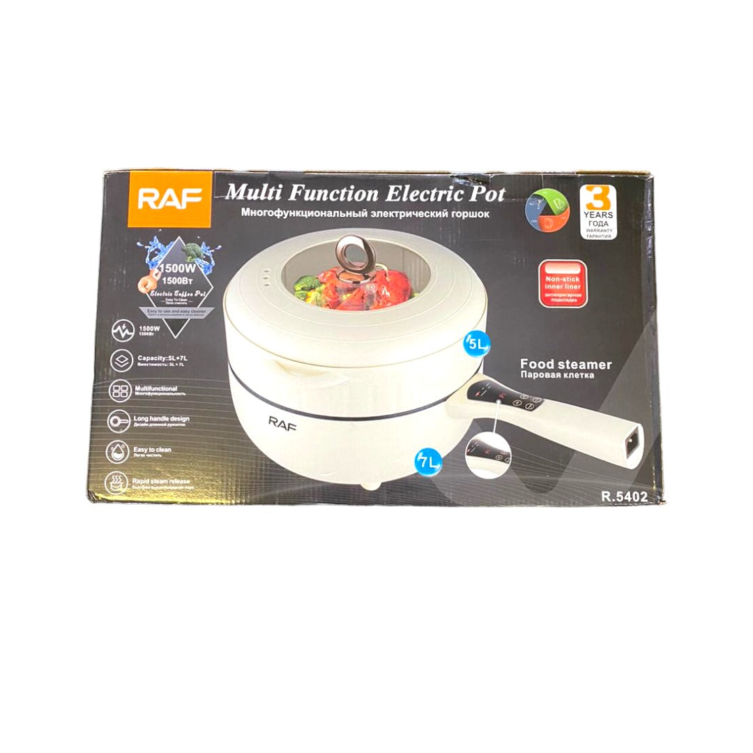 RAF R.5402 Multi Function Electric Pot 1500W – Megamall Online Store