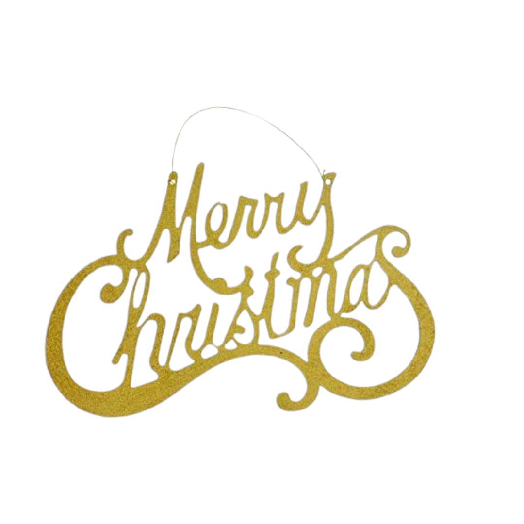 Gold Merry Christmas Sign – Megamall Online Store
