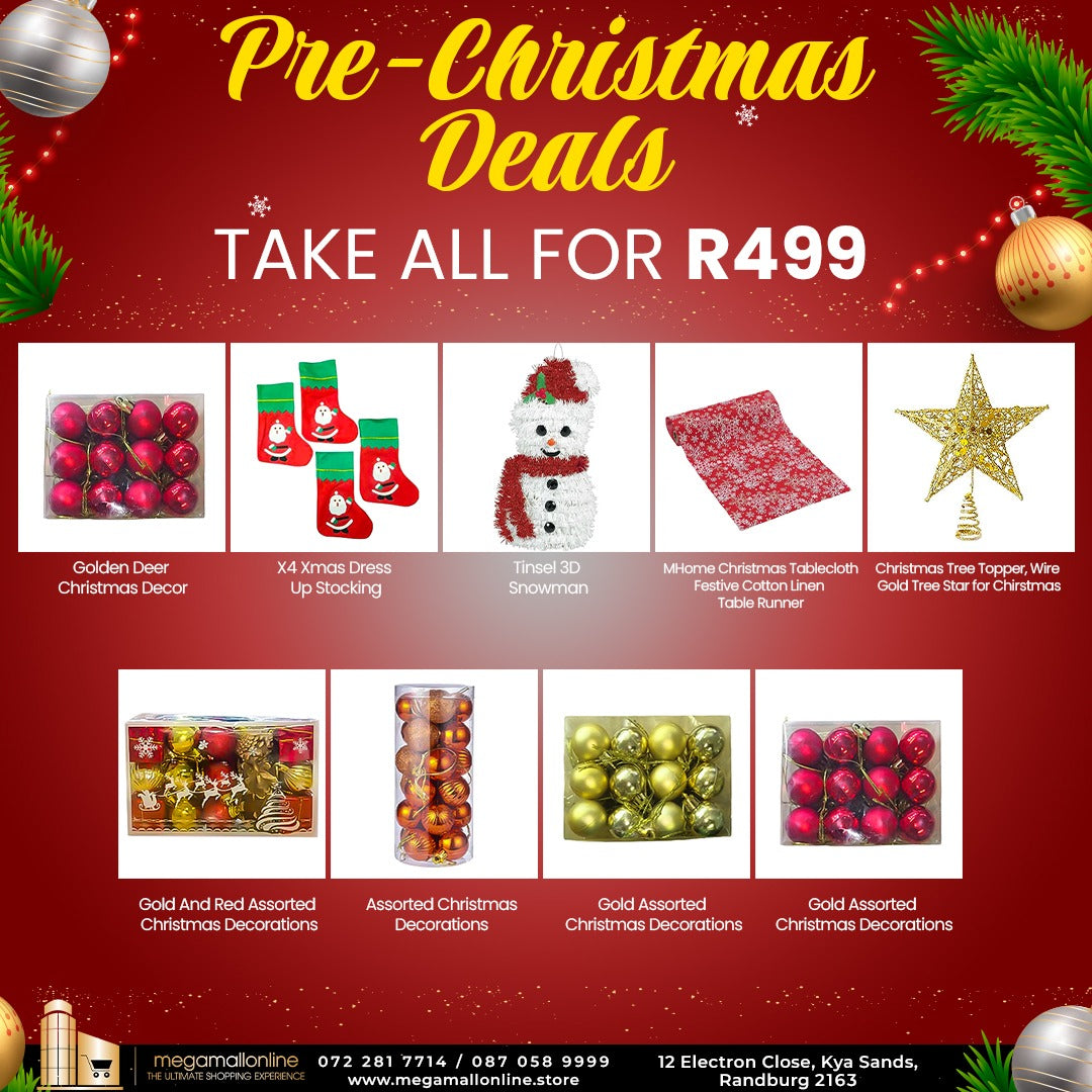 Assorted Christmas Decorations – Megamall Online Store