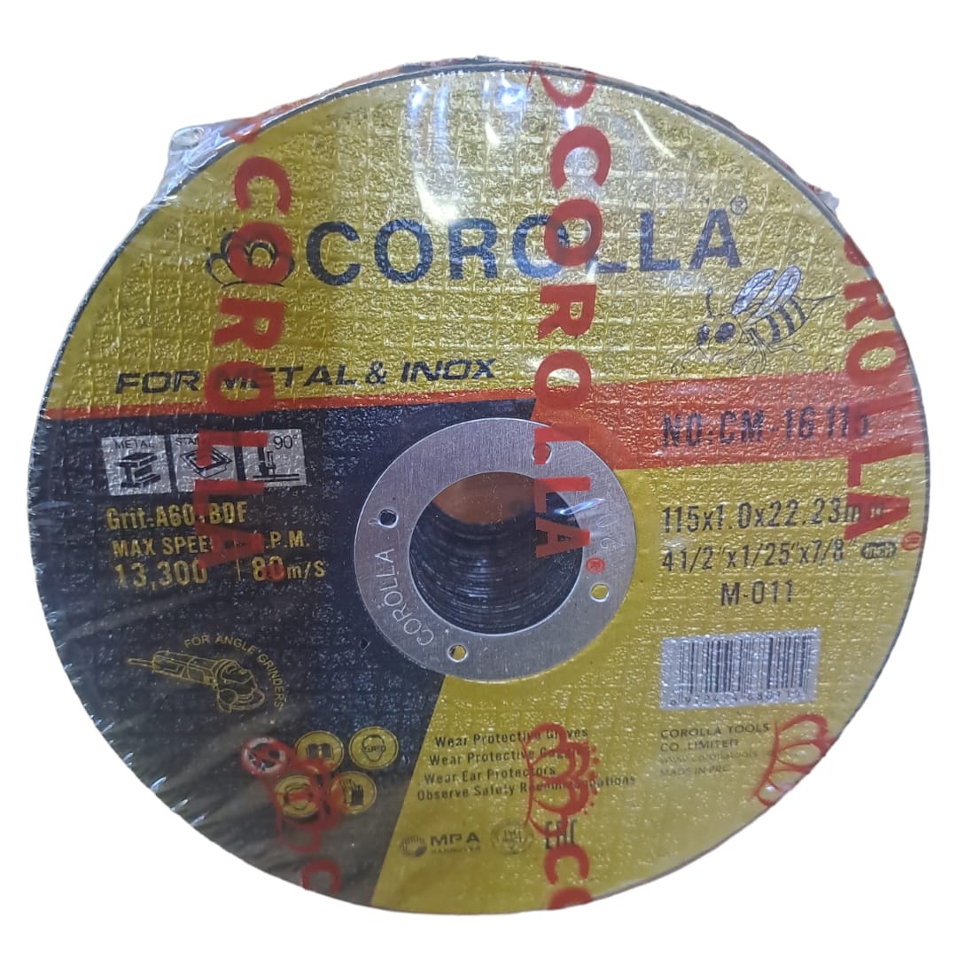 Corolla Metal & Inox Cutting Wheel 25Pcs – Megamall Online Store