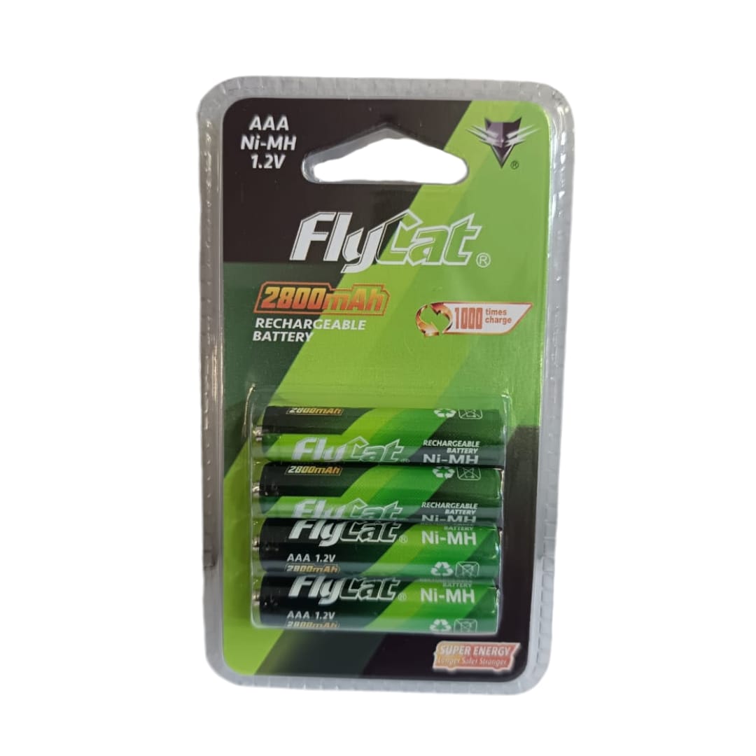 FlyCat AAA 1.2v 2800 MAh Rechargeable Battery – Megamall Online Store