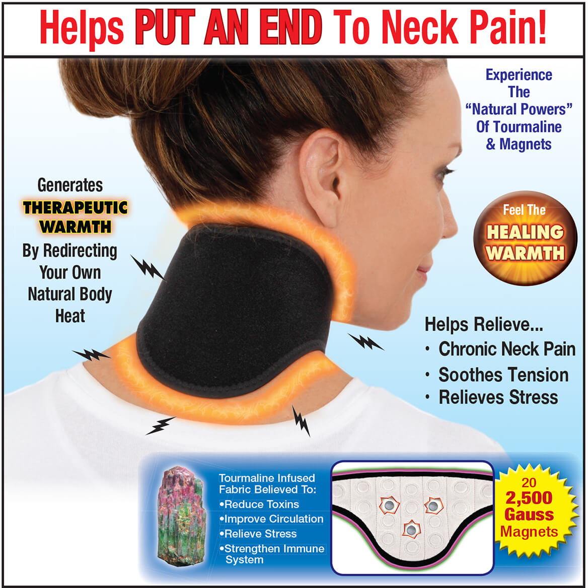 Therapeutic Magnetic Neck Wrap – Megamall Online Store