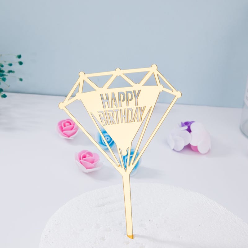 HAPPY BIRTHDAY CAKE TOPPER – Megamall Online Store