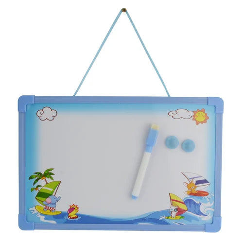 Double Faced White Board/Drawing Board And Alphabet Board For Kids ...