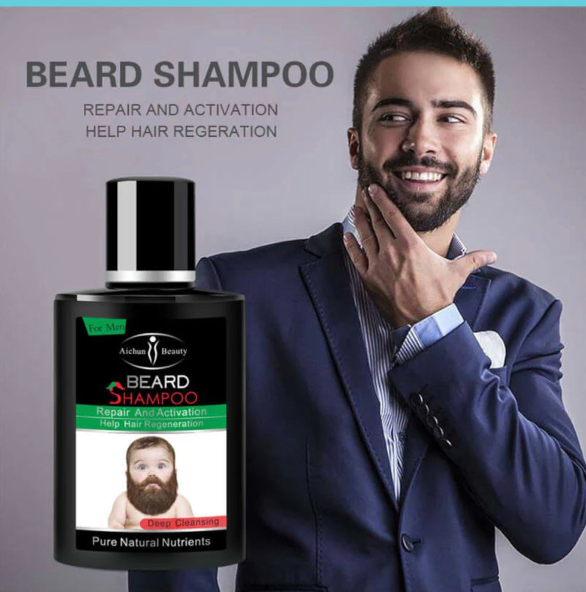 Men’s Beauty Beard Shampoo – Megamall Online Store