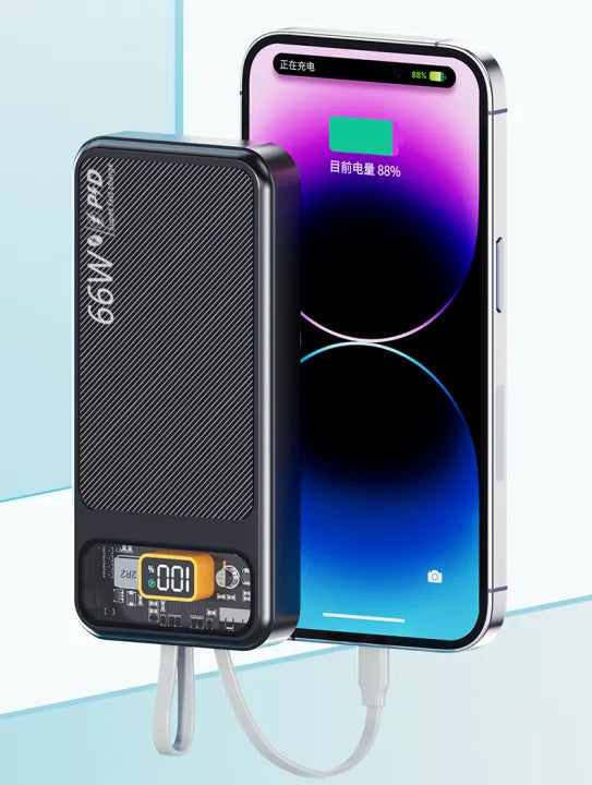 Super Fast power bank fast charging original for iPhone type c With do ...