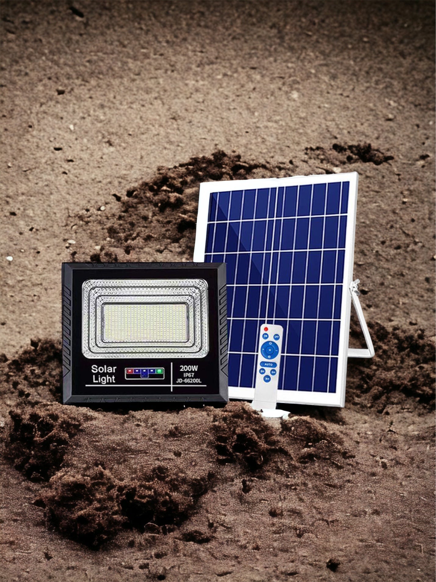 Solar Flood Light Super Bright 200w IP67 – Megamall Online Store