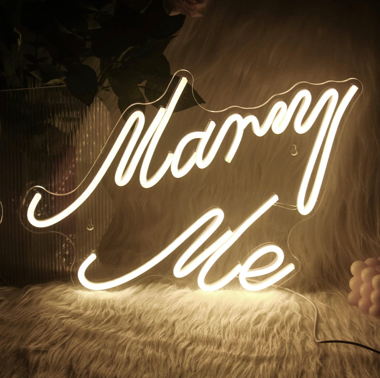 Neon Wedding Decor Party Marry Me Neon Led Signs – Megamall Online Store