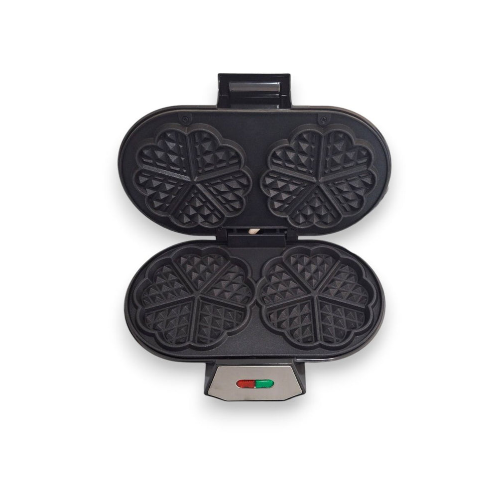 Condere Double Plated Flower-Shaped Waffle Maker – 1200W – Megamall ...