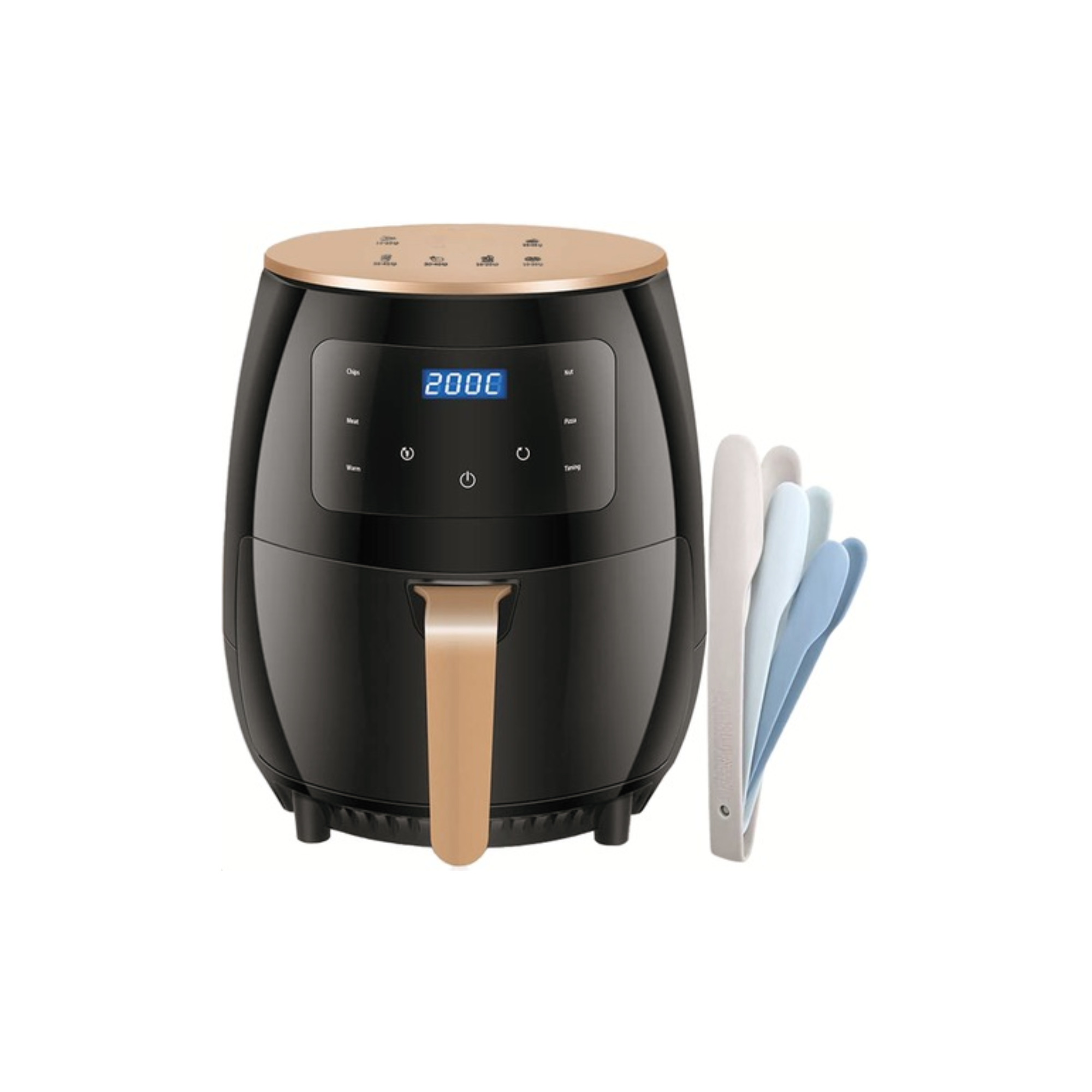 Digital Touch Air Fryer – 6L Multifunctional with Bonus 3-Piece Nestin ...