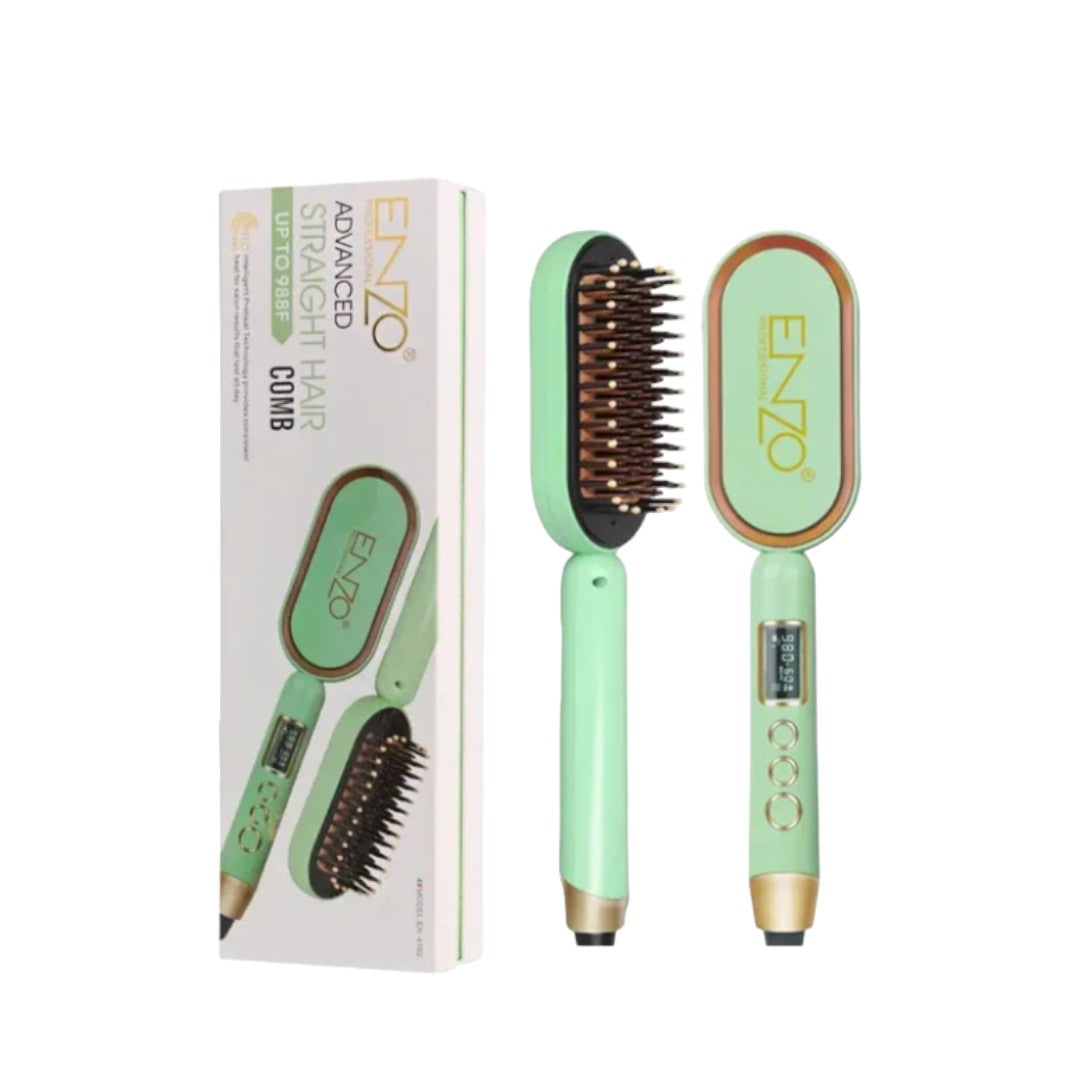 ENZO Fast Heat PTC Professional Styling 2 In 1 Curler hair Straightene ...