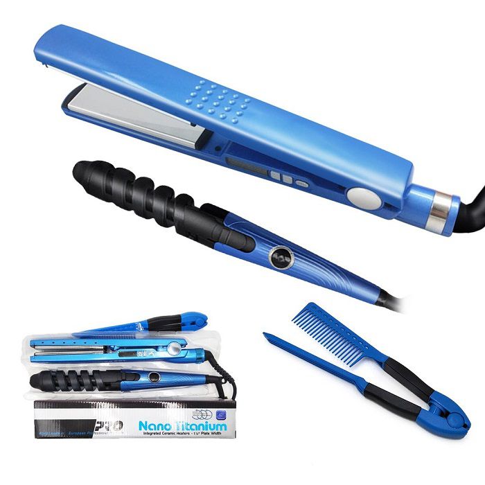 3in1 Iron-Curling Iron and Comb Kit – Megamall Online Store