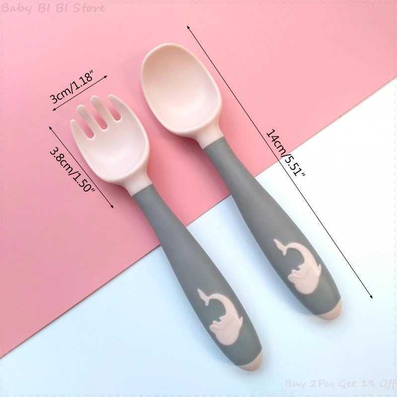 Baby children spoon & fork set – Megamall Online Store