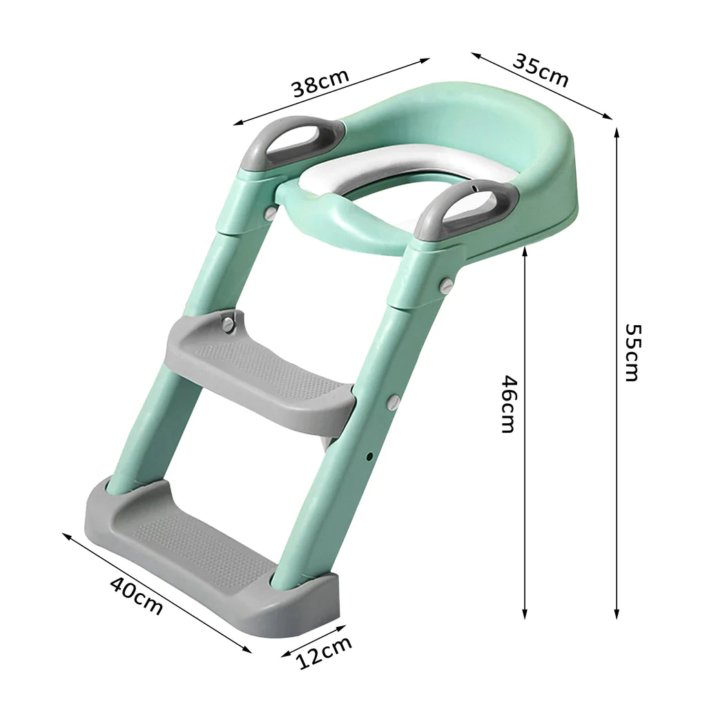 Foldable Potty Training Toilet Seat Ladder Step – Megamall Online Store