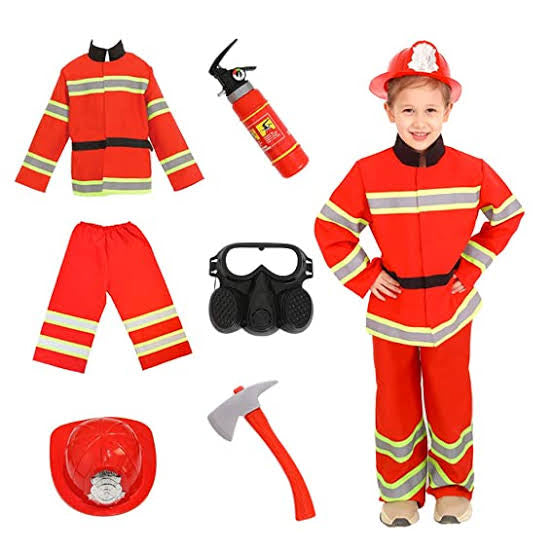 Kids Fireman Roleplay Costume – Megamall Online Store