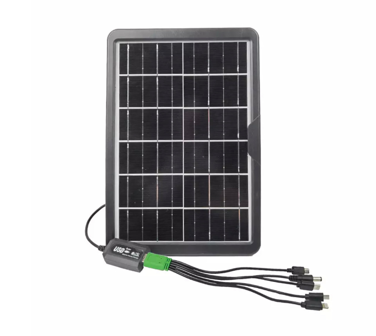 20W Solar Panel Outdoor Charger-5 in 1 – Megamall Online Store