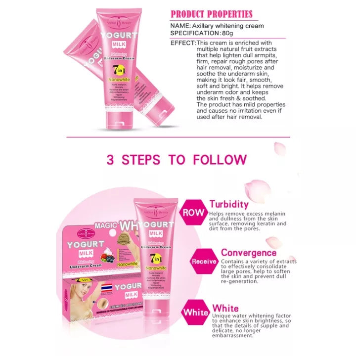 Aichun Beauty Magic White Yogurt Milk Underarm & Bikini Cream ...