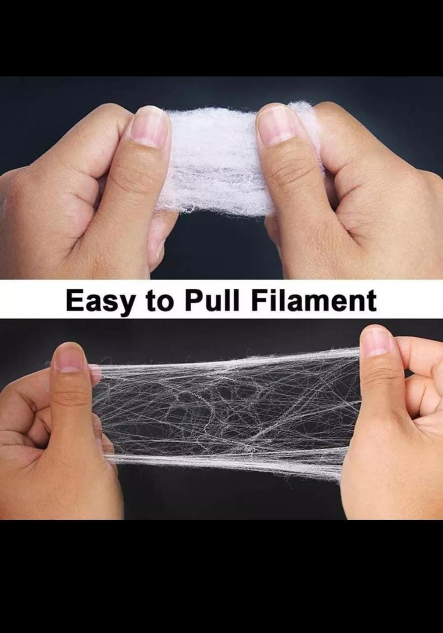 Halloween Decoration Cotton Thread Spider Web – Megamall Online Store