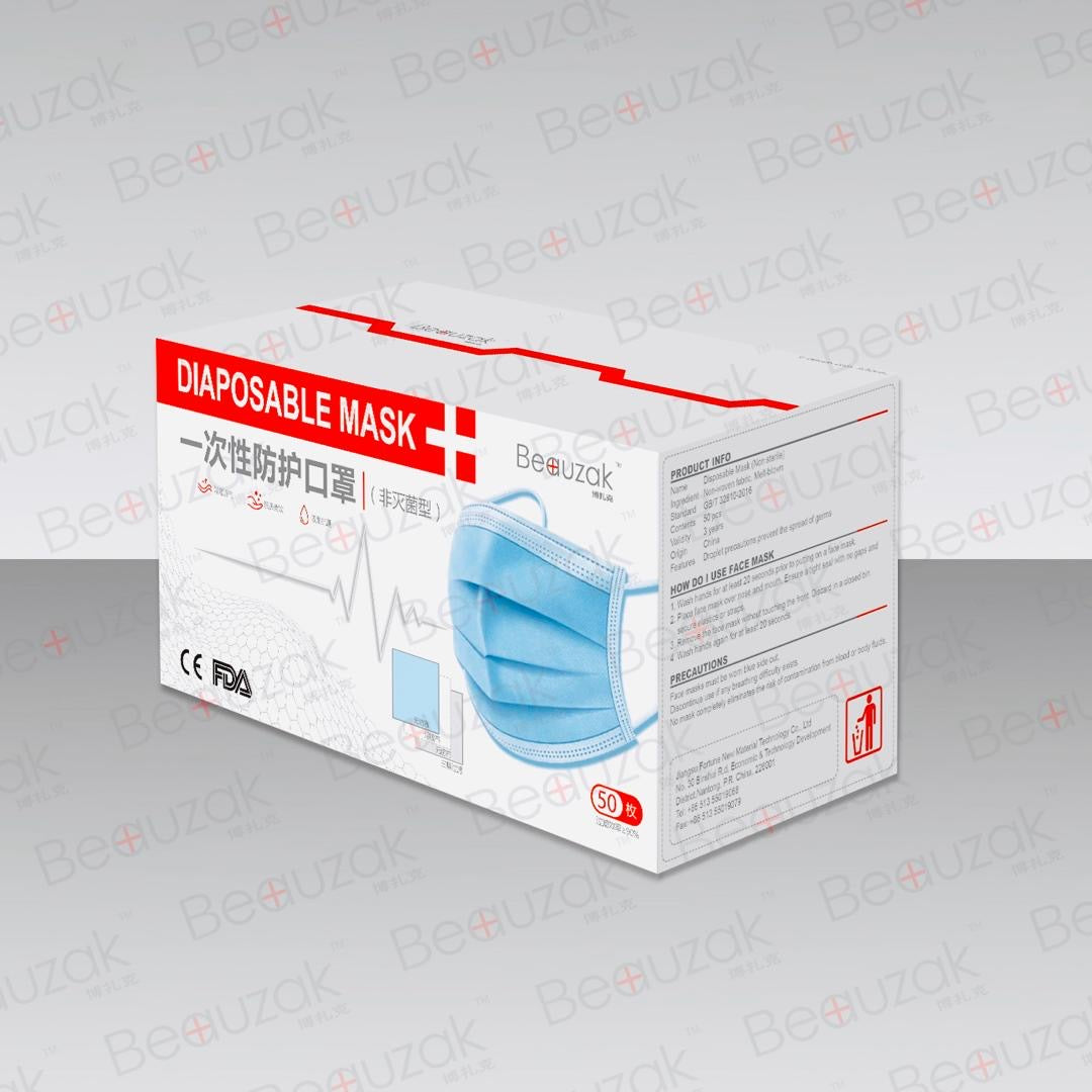 3ply Ear loop Disposable Mask (50pcs) – Megamall Online Store