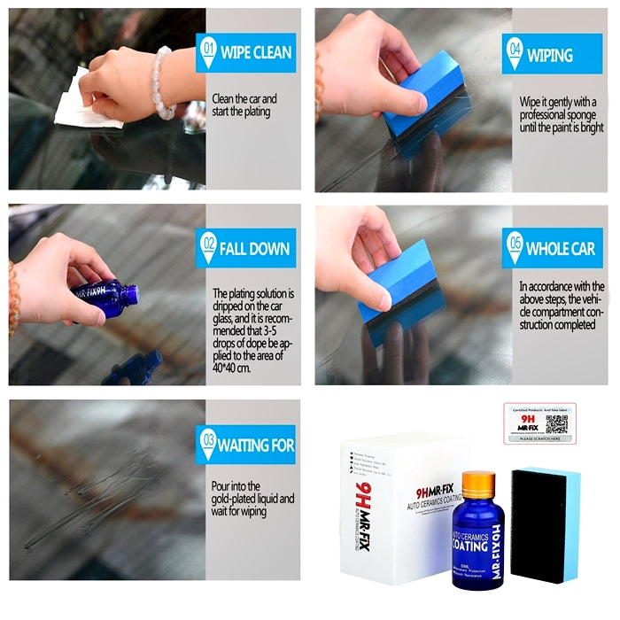 9H Car Liquid Ceramic Coating Set – Megamall Online Store
